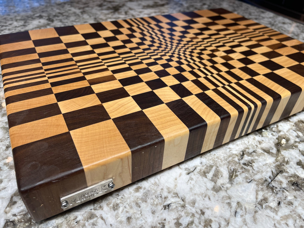 3D endgrain cutting board – Mozack Wood